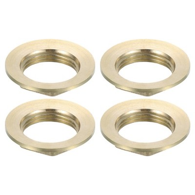 G3/4 Pipe Hex Flange Lock Nut Locknut Female Fasten for Plumbing, Brass ...