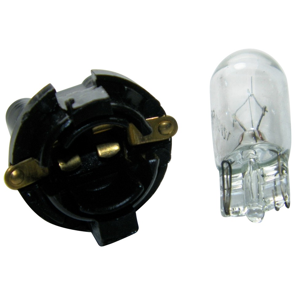 5/8" Dash Bulb Sockets & #194 Bulbs Qty-10 Sockets & 10 Bulbs For Mopar ...