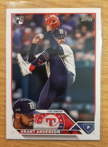 2023 TOPPS UPDATE GRANT ANDERSON ROOKIE #141 TEXAS RANGERS | eBay