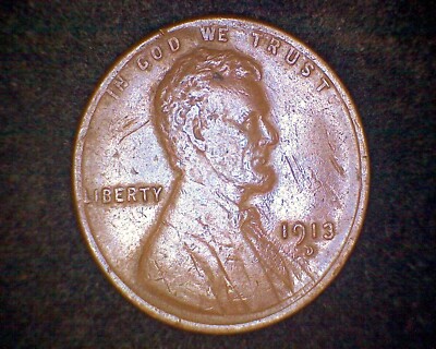 1913-D LINCOLN WHEAT CENT #18957 | eBay