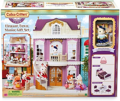 Calico Critters Elegant Town Manor Gift Set Town Series Sylvanian ...
