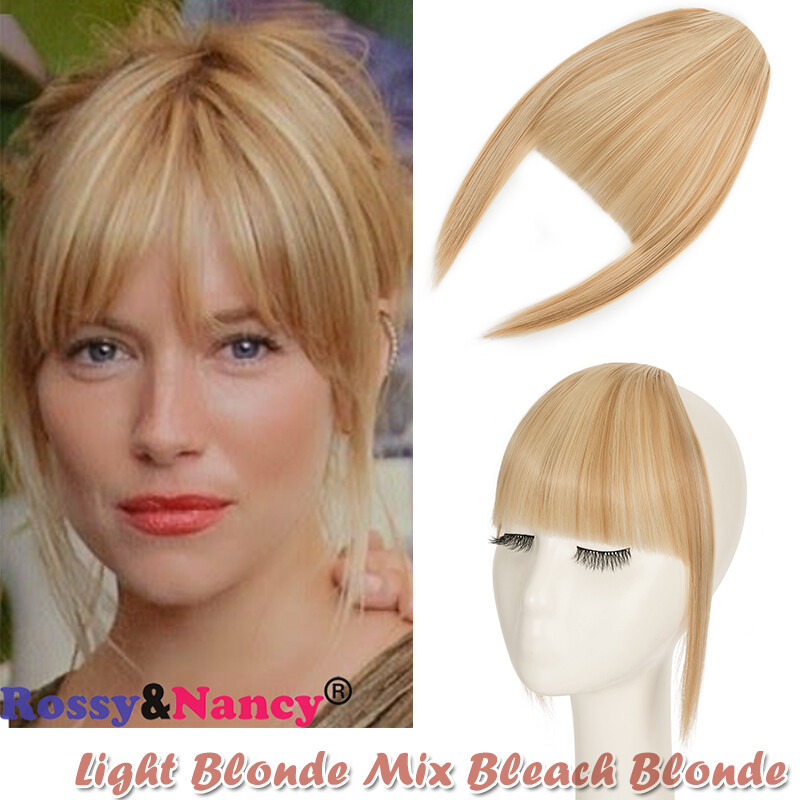 REAL Natural Fringe Bangs Clip In Hair Extension One Piece Real Thick ...