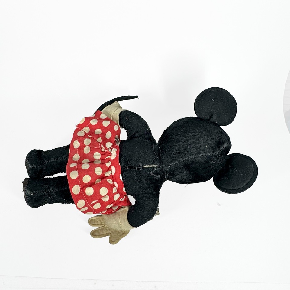 1940s Gund Plush Cloth Doll Disney Minnie Mouse Vintage Tagged Original ...