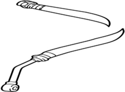 MR431080 Mitsubishi Hose, eng oil cooler return MR431080, New Genuine ...