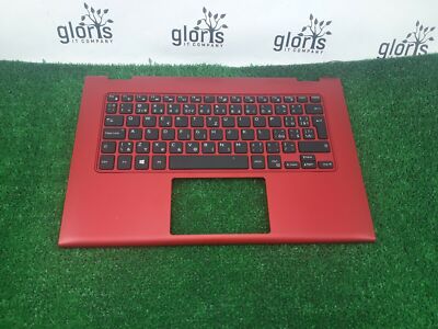 NEW Genuine Dell Inspiron 13 7359 Palmrest RED CZ keyboard 0NRVHK ...