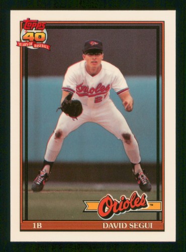 DAVID SEGUI 1991 TOPPS TIFFANY 91 NO 724 NRMINT+ 22273 | eBay