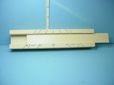 Miniature Miter Box Maple Wood S.H. Goode & Sons | eBay