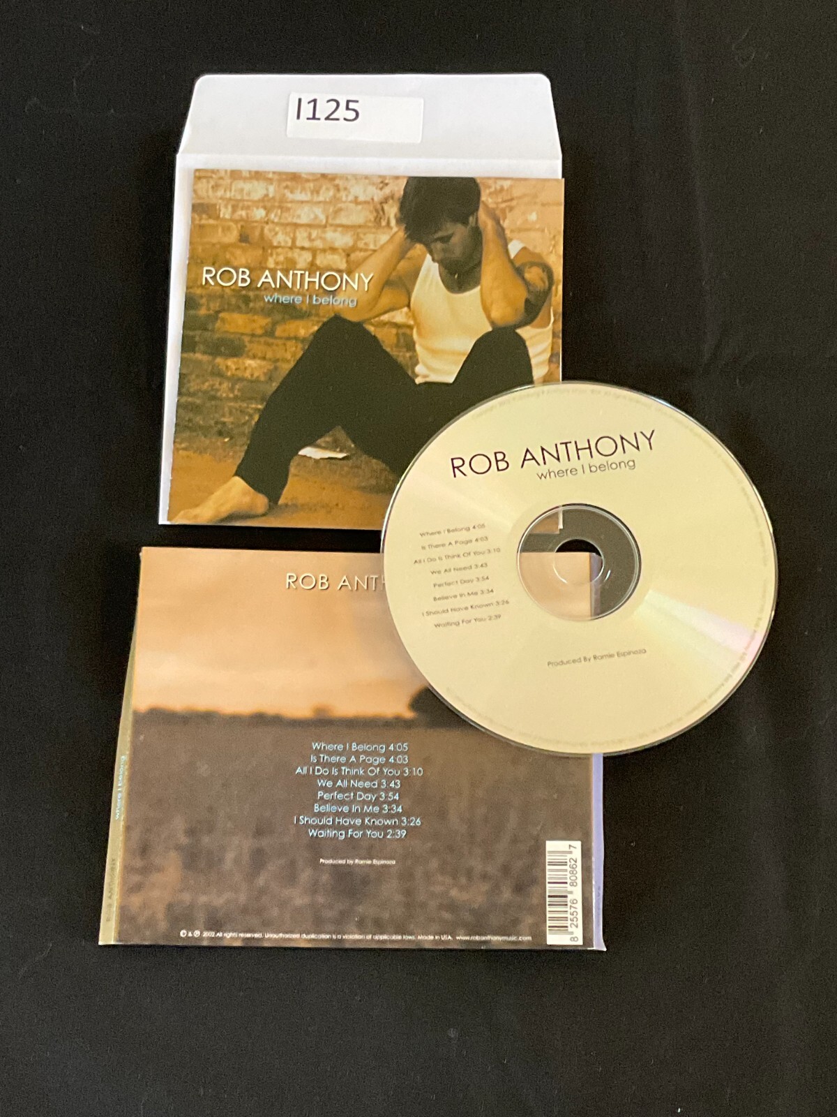 Anthony, Rob : Where I Belong CD No Case #I125 | eBay