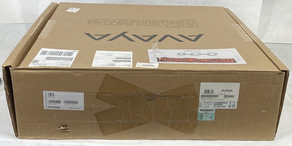 New Avaya Extreme ERS 4850GTS-PWR+ 48x1Gb POE+ Ethernet Switch Kit ...
