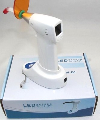 LED Dental White Cordless Curing Light Gun Vector Style W/Curing Light ...