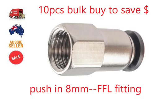 10X Push In 8MM X FFL Connector Fitting (Suit MFL Disconnect) HomeBrew ...