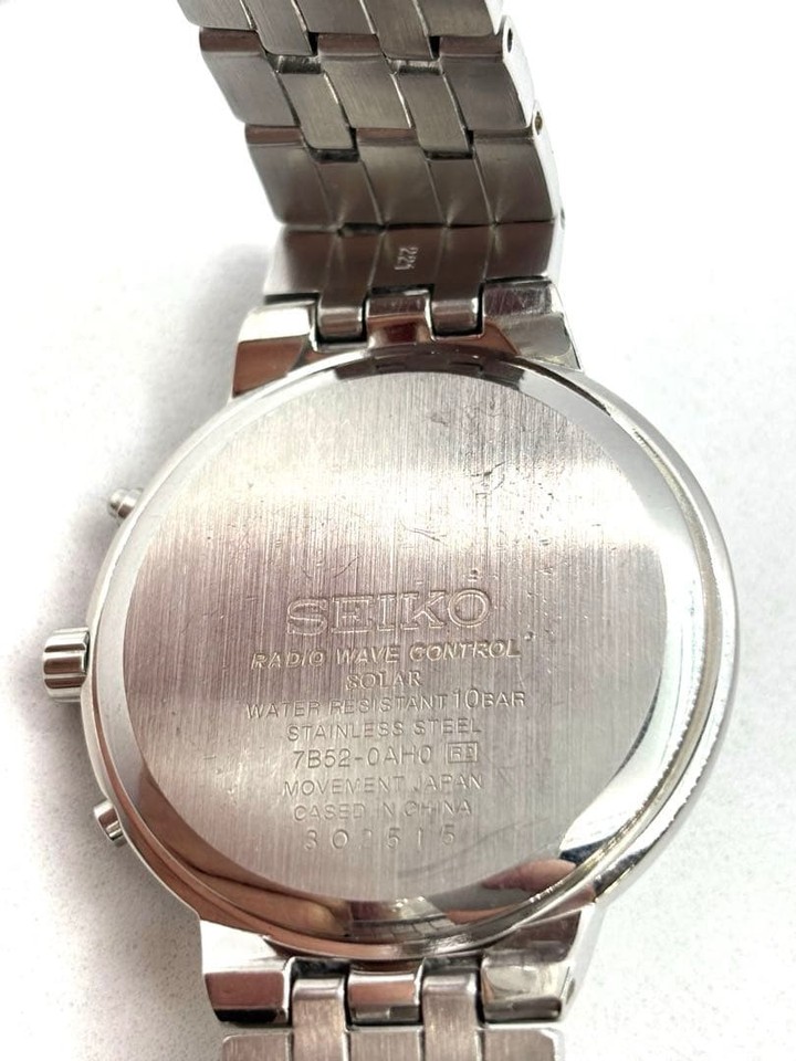 Seiko Solar Quartz Watch Mens Classic Everyday Style 38mm wrist 18cm | eBay