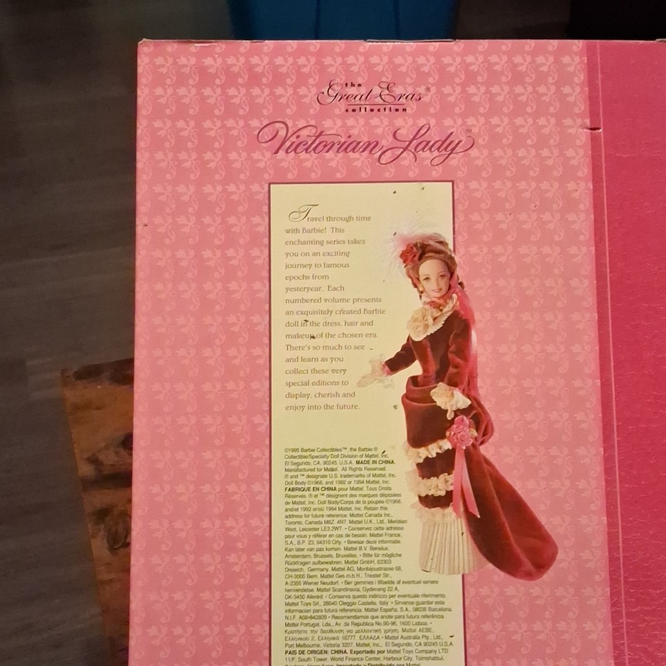 Barbie Victorian Lady Great Eras Collection Collector Edition Doll 1995 ...