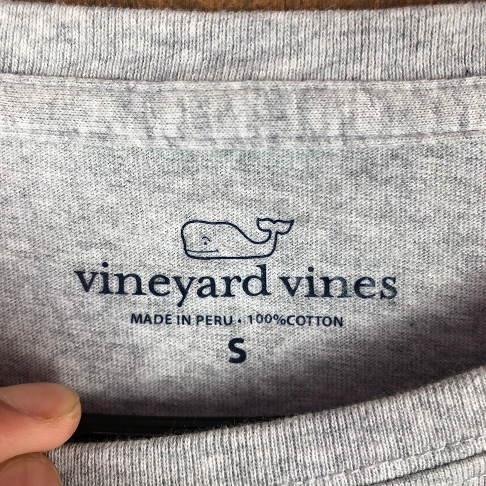 Vineyard Vines Womens Shirt Gray Mrs Clause Whale Long Sleeve Merry ...