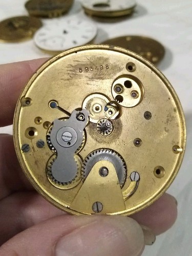 Six Vintage WALTHAM Pocket Watch Movements for Parts or Repair (Lot ...