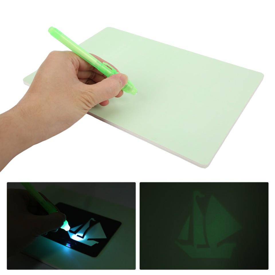 Kids Luminous Drawing 3D Board Glow Painting Board Educational Toy With ...