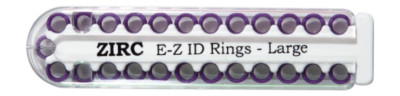 Zirc Dental 70Z200R EZ-ID Instrument Rings Large Purple 0.75" 25/Pk | eBay