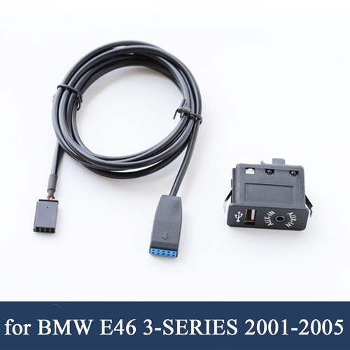 Original AUX IN USB Socket Harness Cable Adapter for BMW E46 3-SERIES ...