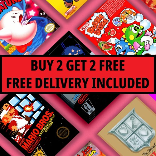 Retro NES Posters Wall Art Gaming Classic Super Nintendo Game Poster ...
