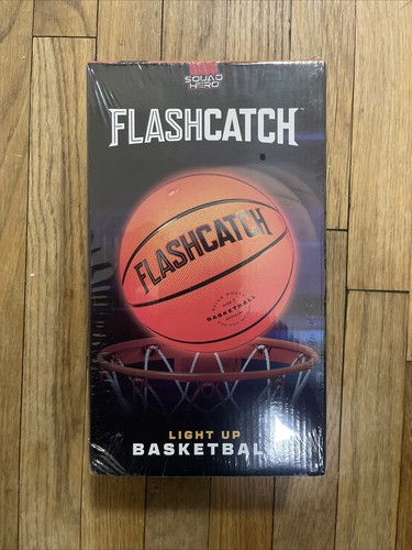 Flash Catch Light Up Basketball Glow in the Dark Official Size 7 Nylon ...