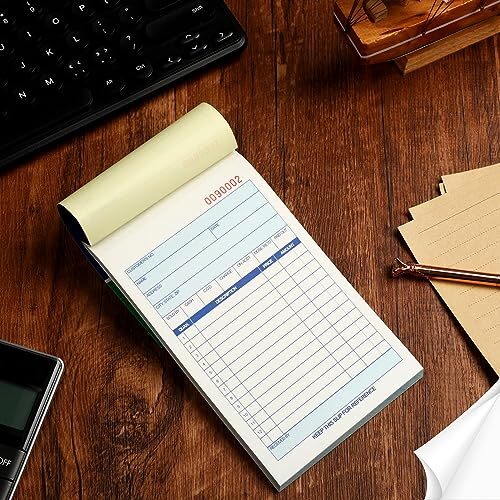 Pads Sales Order Book 2 Part Carbonless White/Canary Yellow Receipt ...