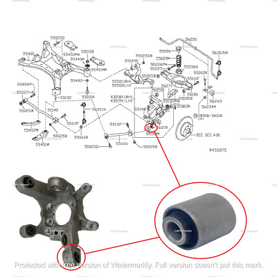 55152-8J000 For 2006-2010 Infiniti M45 Rear Knuckle Arm Lower bottom ...