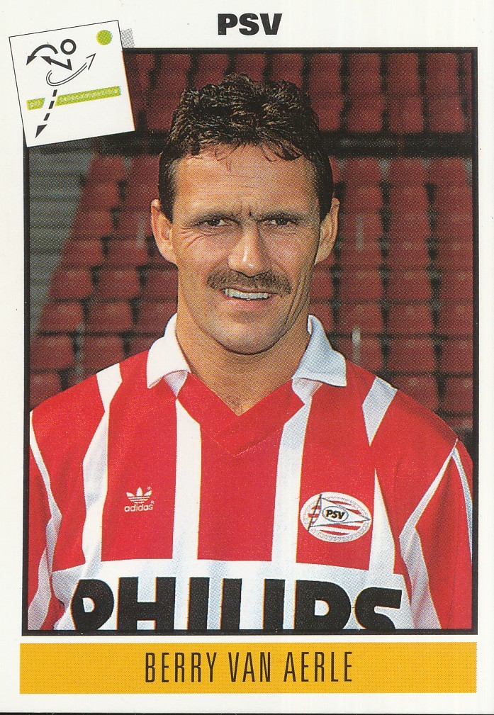 021 BERRY VAN AERLE # NETHERLANDS PSV STICKER VOETBAL 1993-1994 PANINI ...