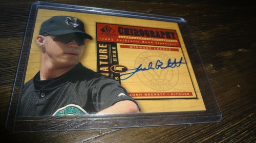 2000 SP CHIROGRAPHY JOSH BECKETT AUTOGRAPHED BASEBALL CARD | eBay