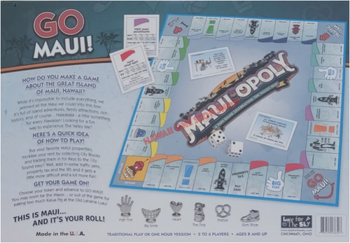 BigIsland Kauai Maui-OPOLY Hawaiian Monopoly Late for the Sky 4 SET ...