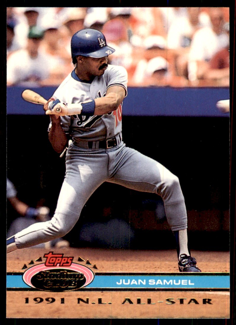 1991 Stadium Club Stadium Set Juan Samuel Baseball Cards #161 | eBay