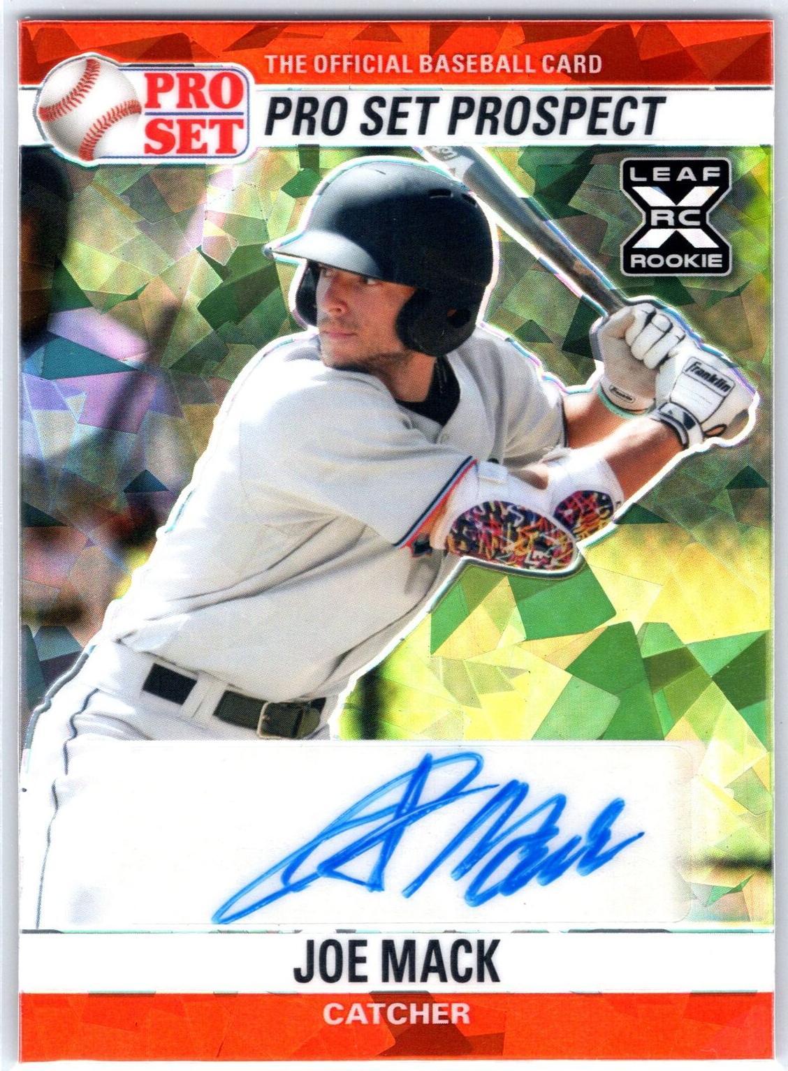 2021 Leaf Pro Set Metal - 1990 Base Autographs Joe Mack #PS0-JM1 (AU ...