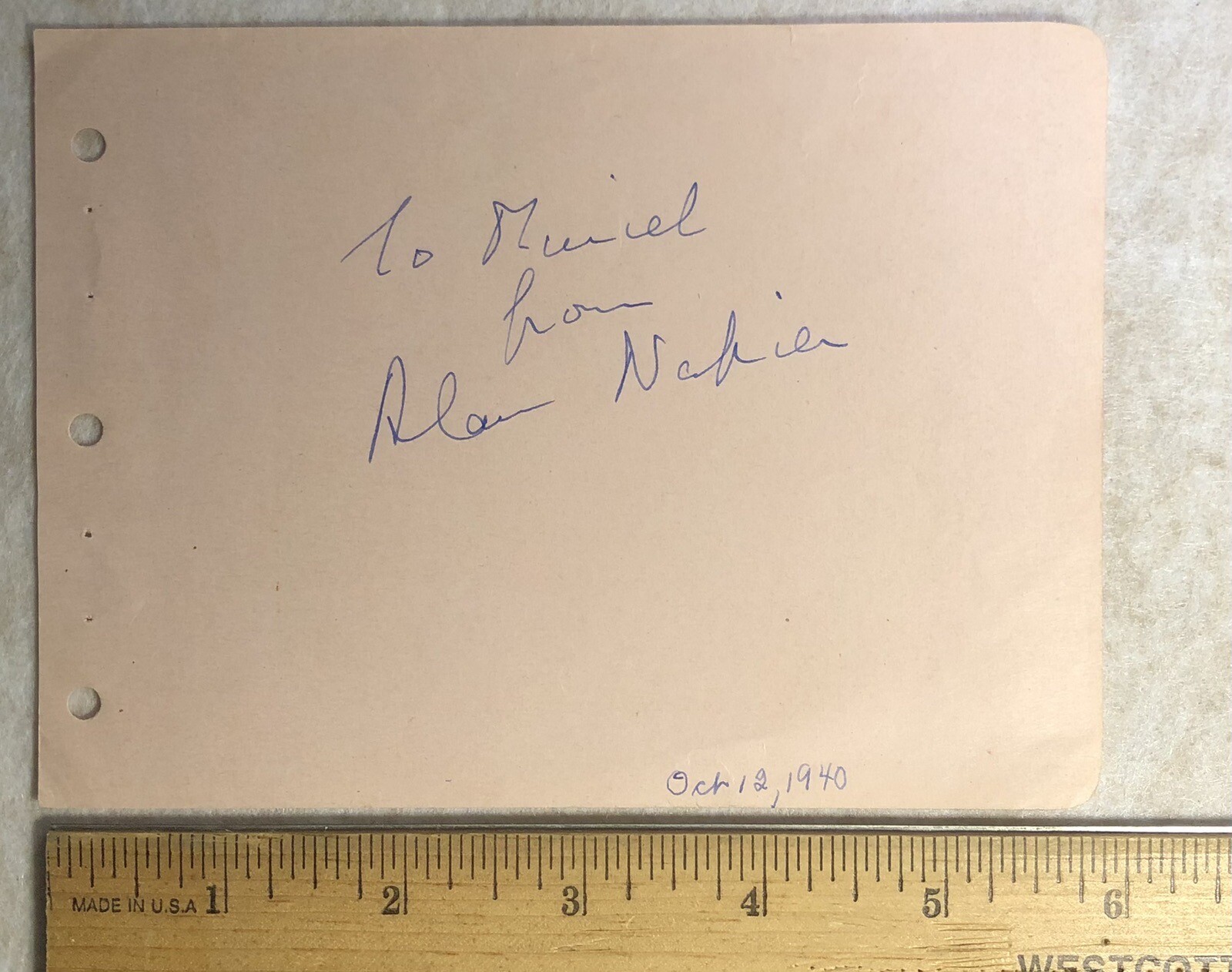 Alan Napier Actor Alfred in Batman Signed Autograph On Paper With Photo ...