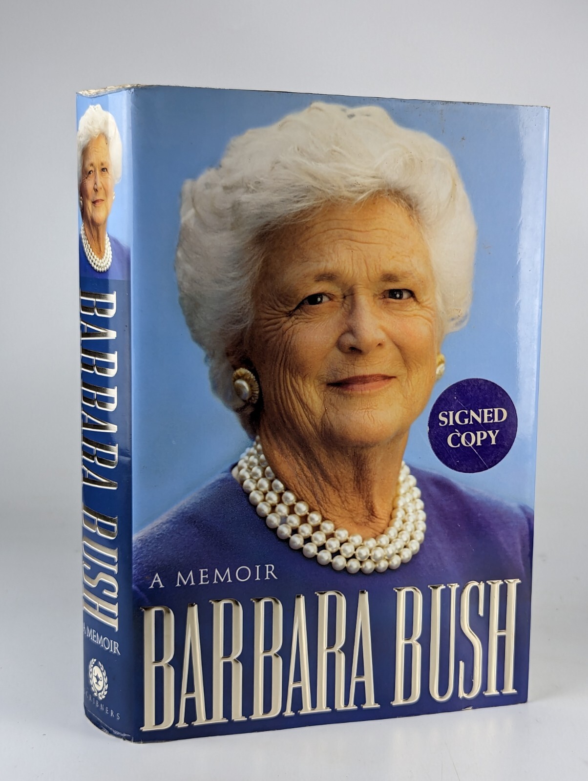A Memoir by Barbara Bush SIGNED Autograph HC Book 9780025192751| eBay