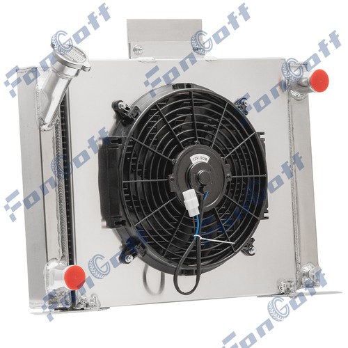 3ROW Aluminum Radiator+Shroud Fan Fit 82-94 Ford Ranger V8 Conversion ...