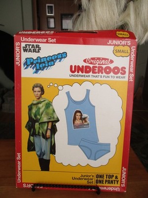 NEW Box Vintage Star Wars Underoos Princess Leia Junior's SMALL ...