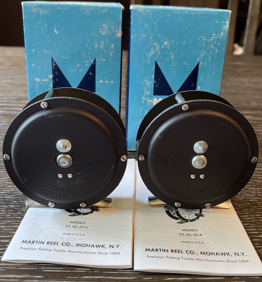 2 Martin Fly Reels Model 65. Includes Original Boxes and Papers ...