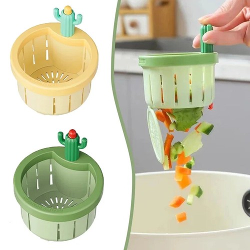 Cactus Kitchen Sink Drain Strainer Automatic Pressing Sink Filter Self ...