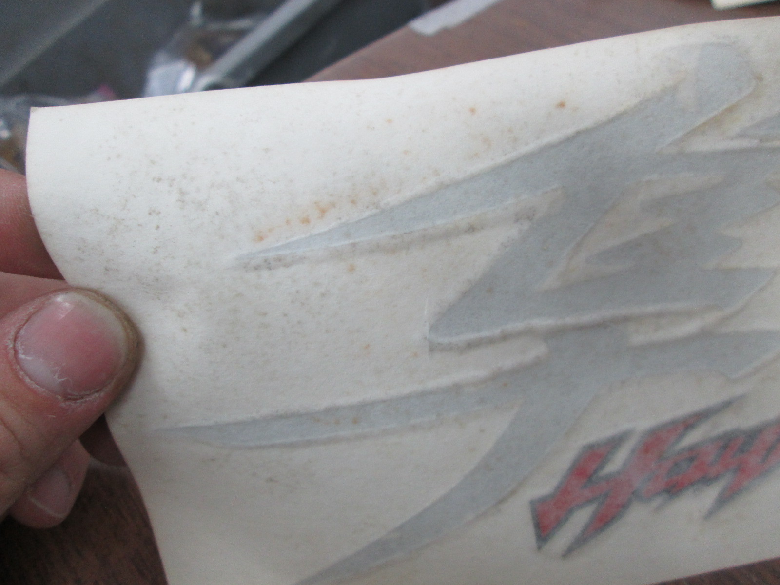 NOS Suzuki OEM Hayabusa Busa Chrome Graphic Decal Mark 990A0-19063 | eBay