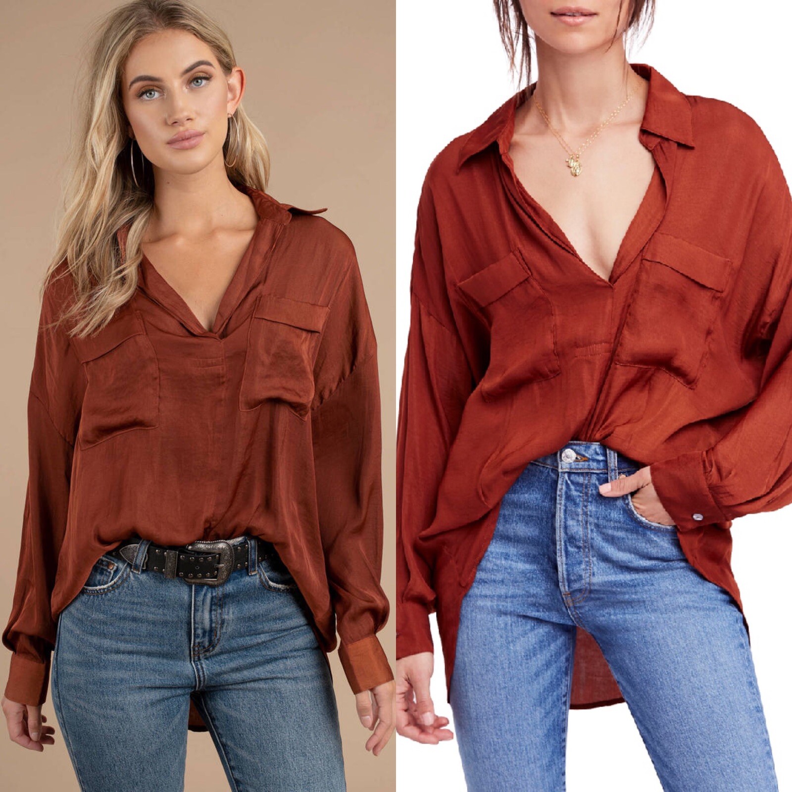 Free People Starry Dreams Oversized Popover Top, size… - Gem