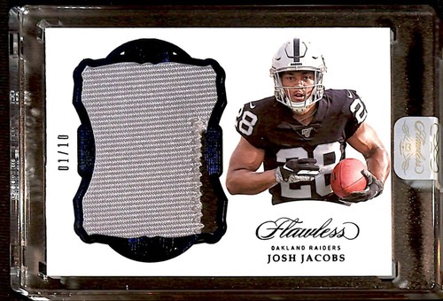 2019 Flawless Patches Sapphire 1/10 Josh Jacobs #PAT-JJA BG6 | eBay