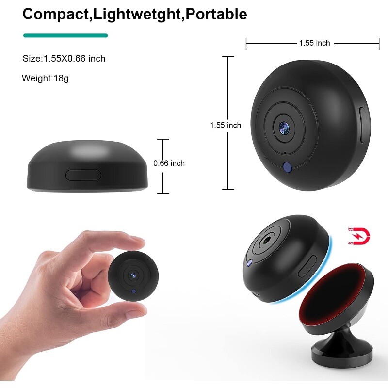 Wireless Cameras for Home Cameras Motion Detection Indoor for Home ...