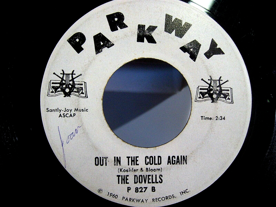 The Dovells PROMO 45 - Bristol Stomp / Out In The Cold Again 1960 ...