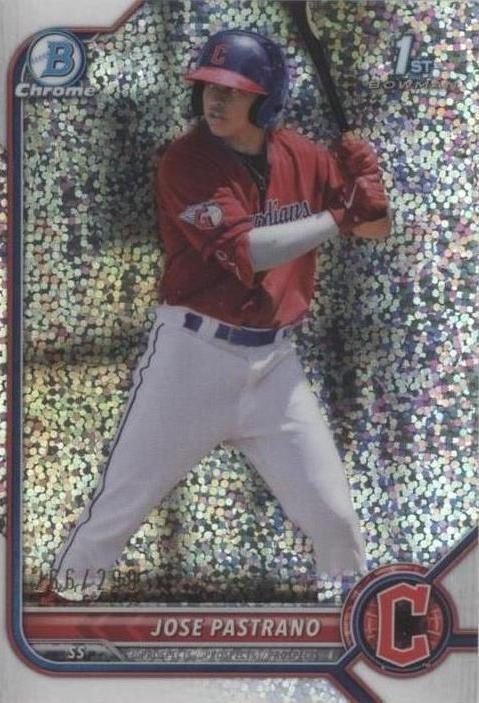 2022 Bowman - Chrome Prospects Jose Pastrano #BCP-21 Speckle Refractor ...