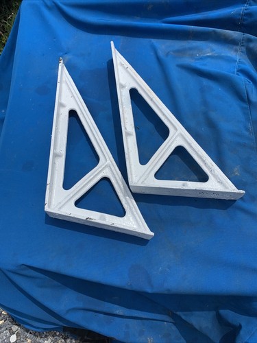 Aluminum Boat Marine Swim Step Platform Brackets A Pair | eBay