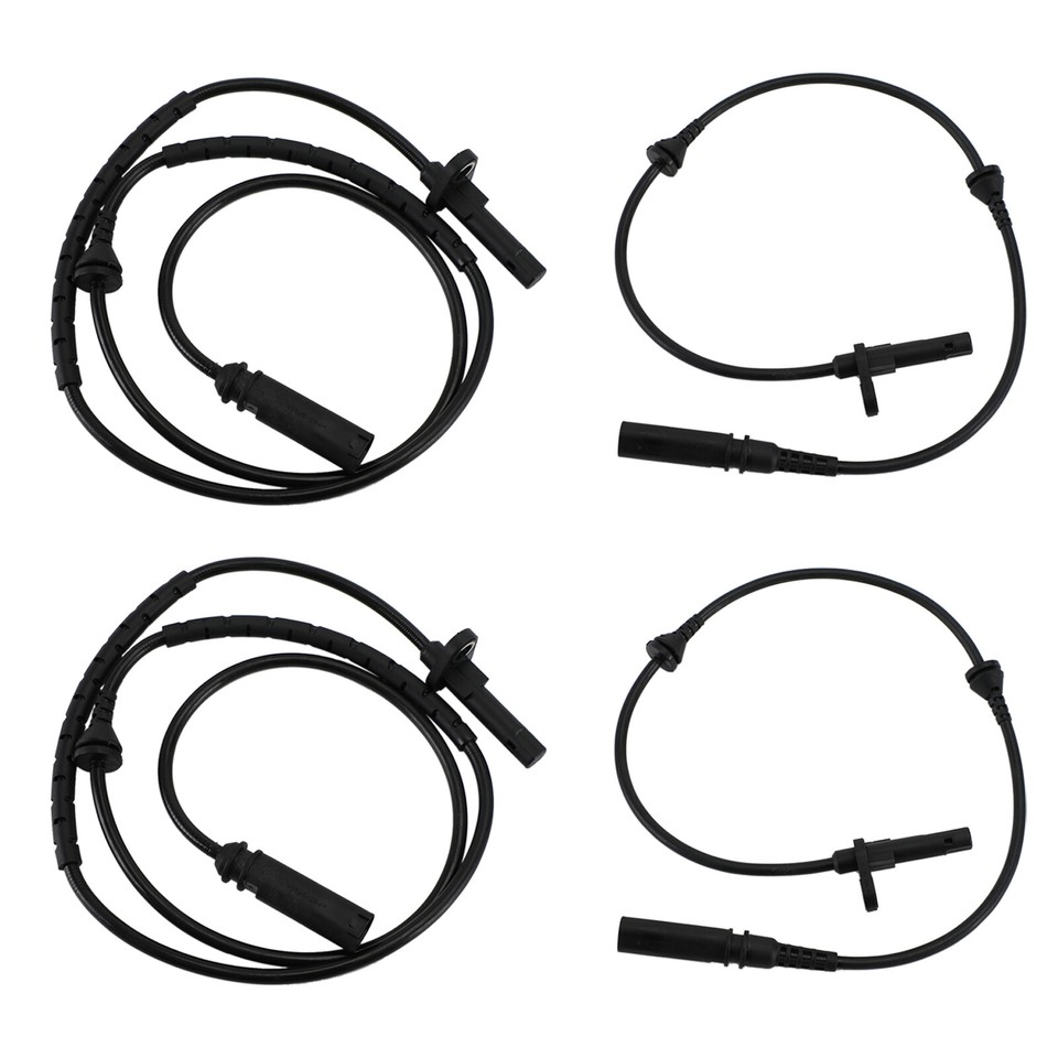 4pcs Front and Rear L&R ABS Speed Sensor 34526771776 34526771777 for ...