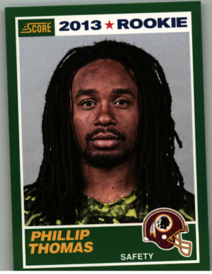2013 Score #412 Phillip Thomas Black #/25 | eBay