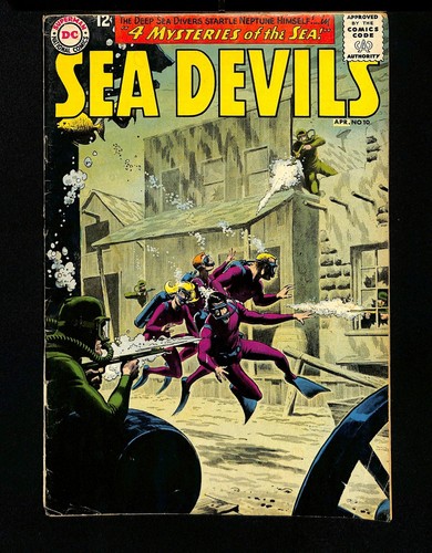 Sea Devils #10 GD 2.0 DC Comics 1963 | eBay