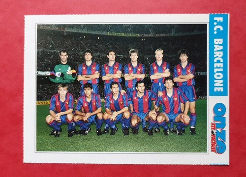FC BARCELONE 1992 FICHE ONZE MONDIAL COLLECTION FOOTBALL | eBay