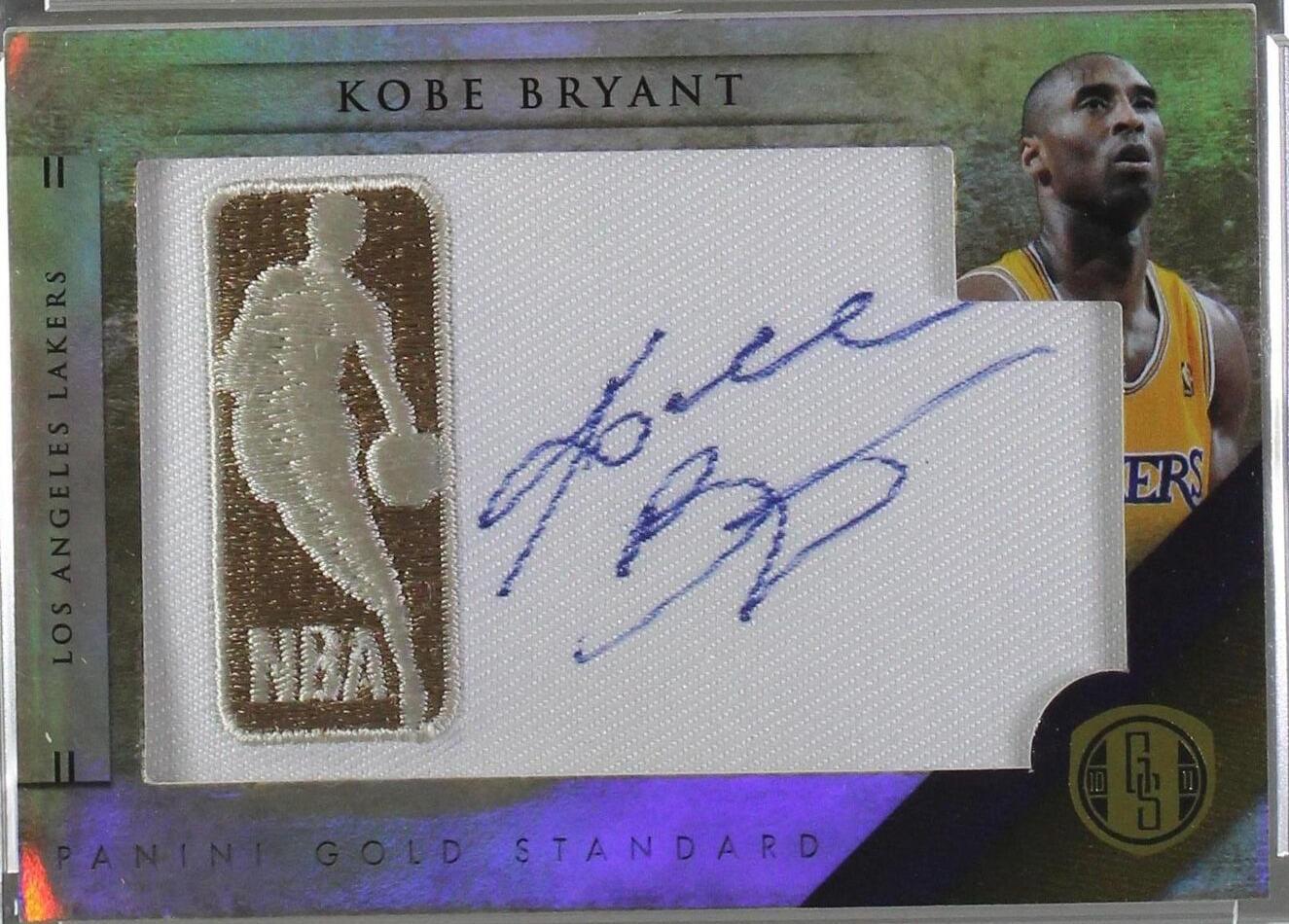 2010-11 Panini Gold Standard - Gold Nba Logoman Patch Signatures Kobe ...