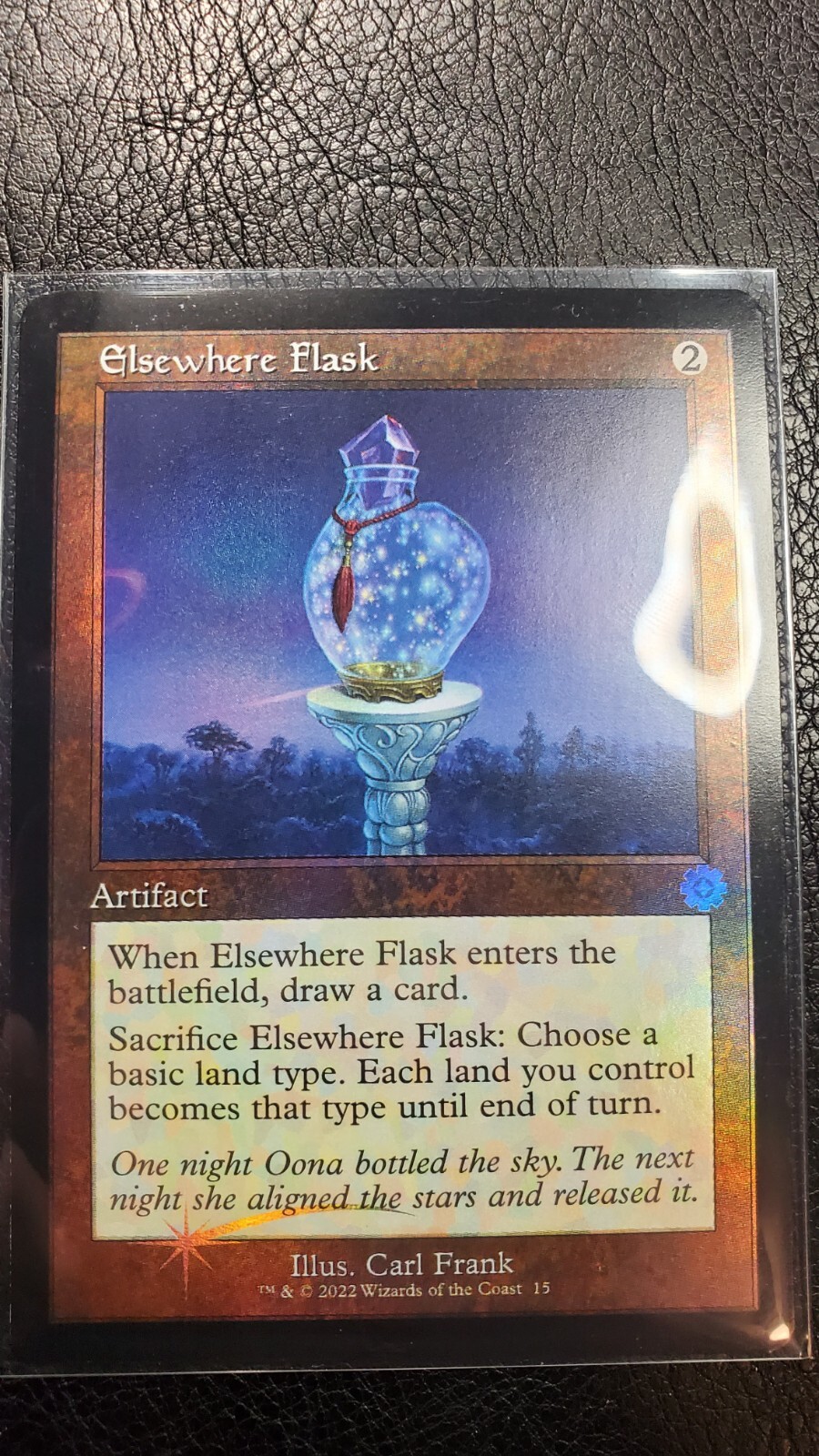 Elsewhere Flask Retro FOIL 15 M PF MTG Brothers War Series | eBay